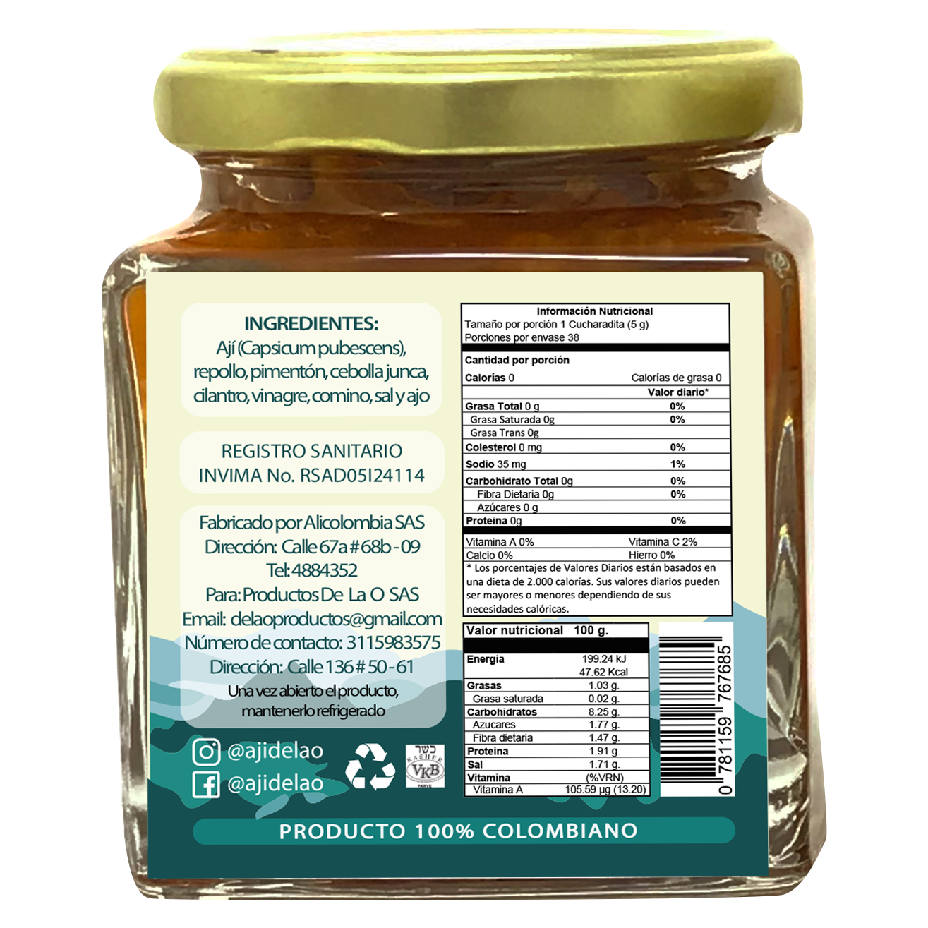 AJÍ ORIGINAL – De la O